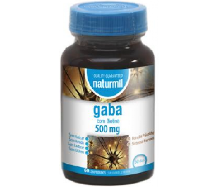 Gaba 500mg - 60 comprimidos - Naturmil