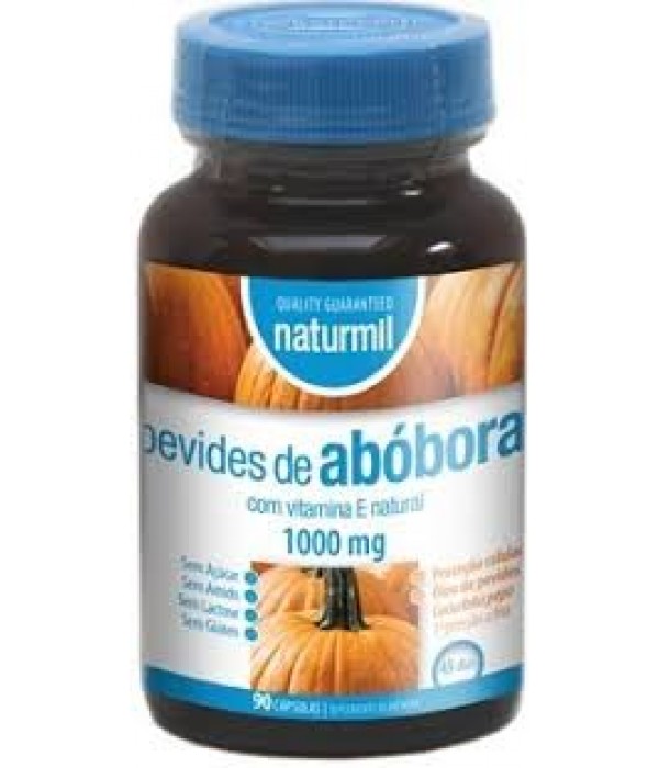 Pevides De Abobora 1000mg - 90 Cápsulas - Naturmil